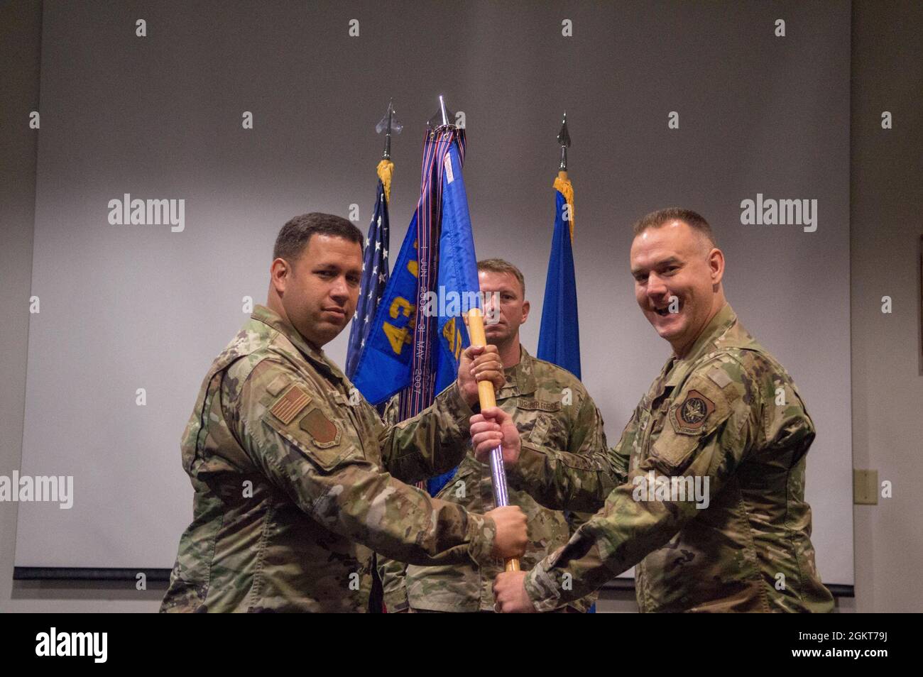 U.S. Air Force Col. Joseph Vanoni, 43rd Air Mobility Operations Group ...
