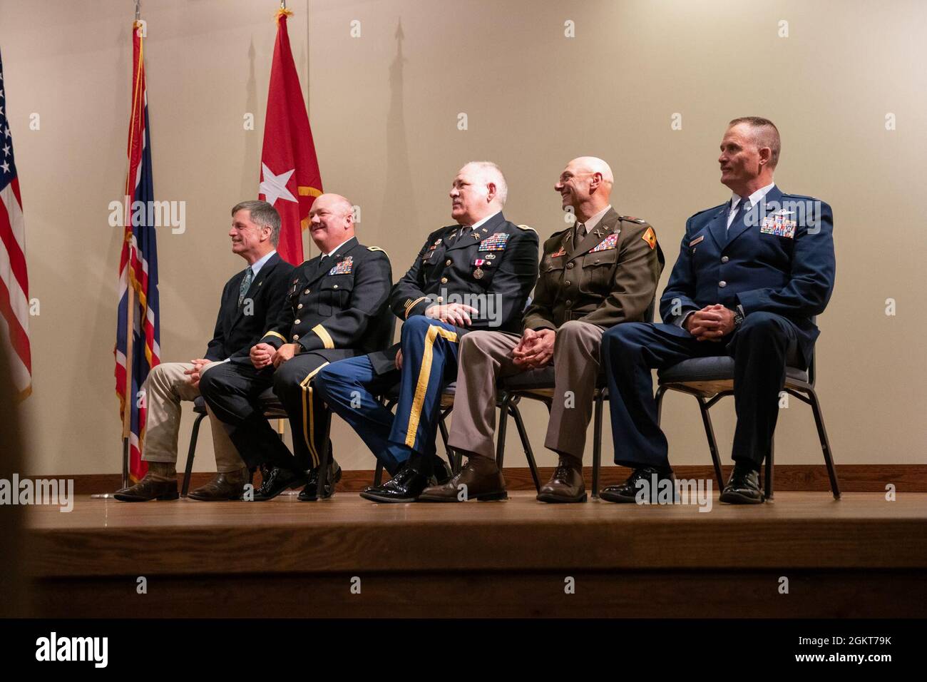 The retirement ceremony for Col. Terry Jenkins at the Joint Force ...