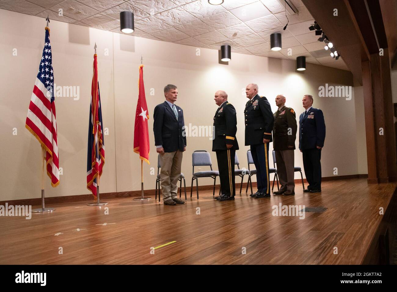 The retirement ceremony for Col. Terry Jenkins at the Joint Force ...