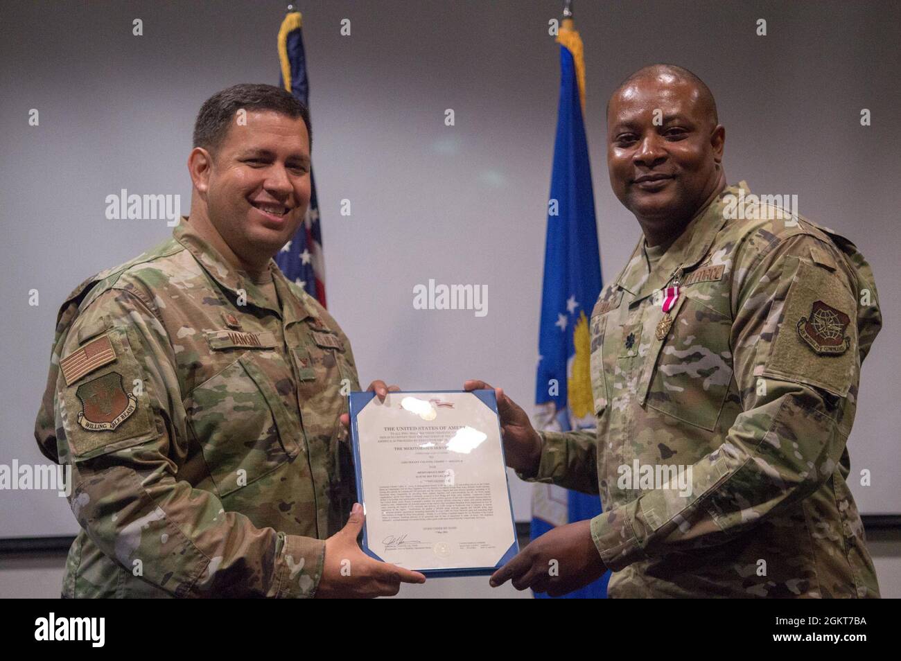 U.S. Air Force Col. Joseph Vanoni, 43rd Air Mobility Operations Group ...