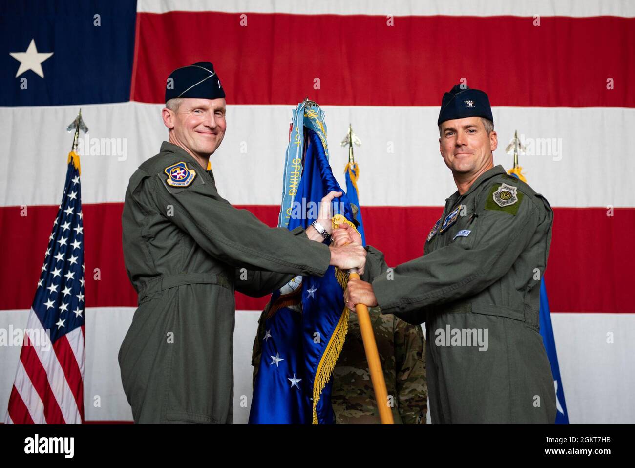 Brig. Gen. Jason Rueschhoff, 7th Air Force deputy commander, left ...