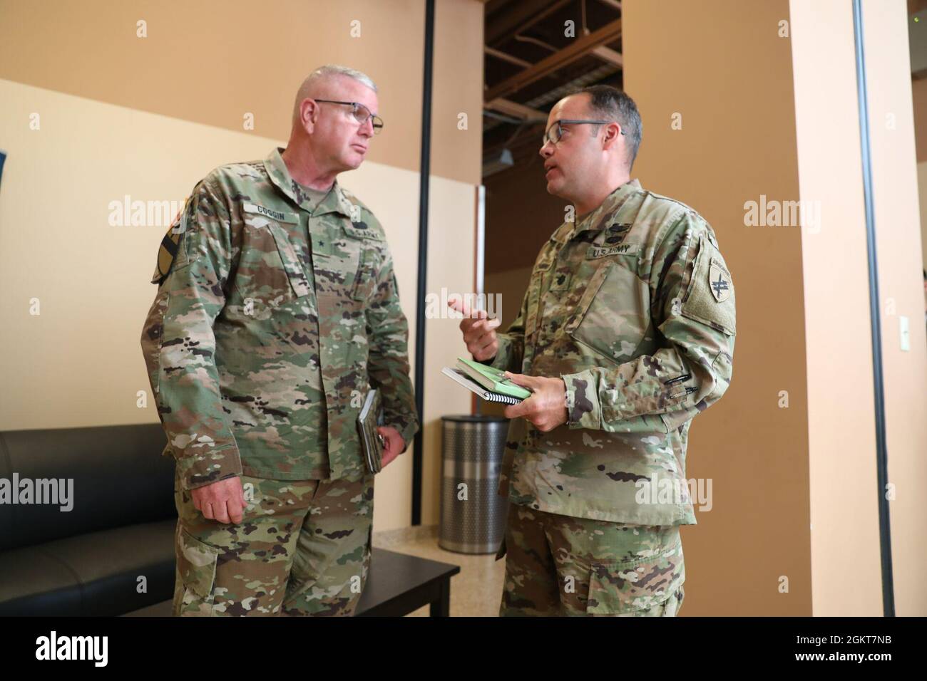 U.S. Army Reserve Brig. Gen. Jeffrey C. Coggin, commanding general of ...