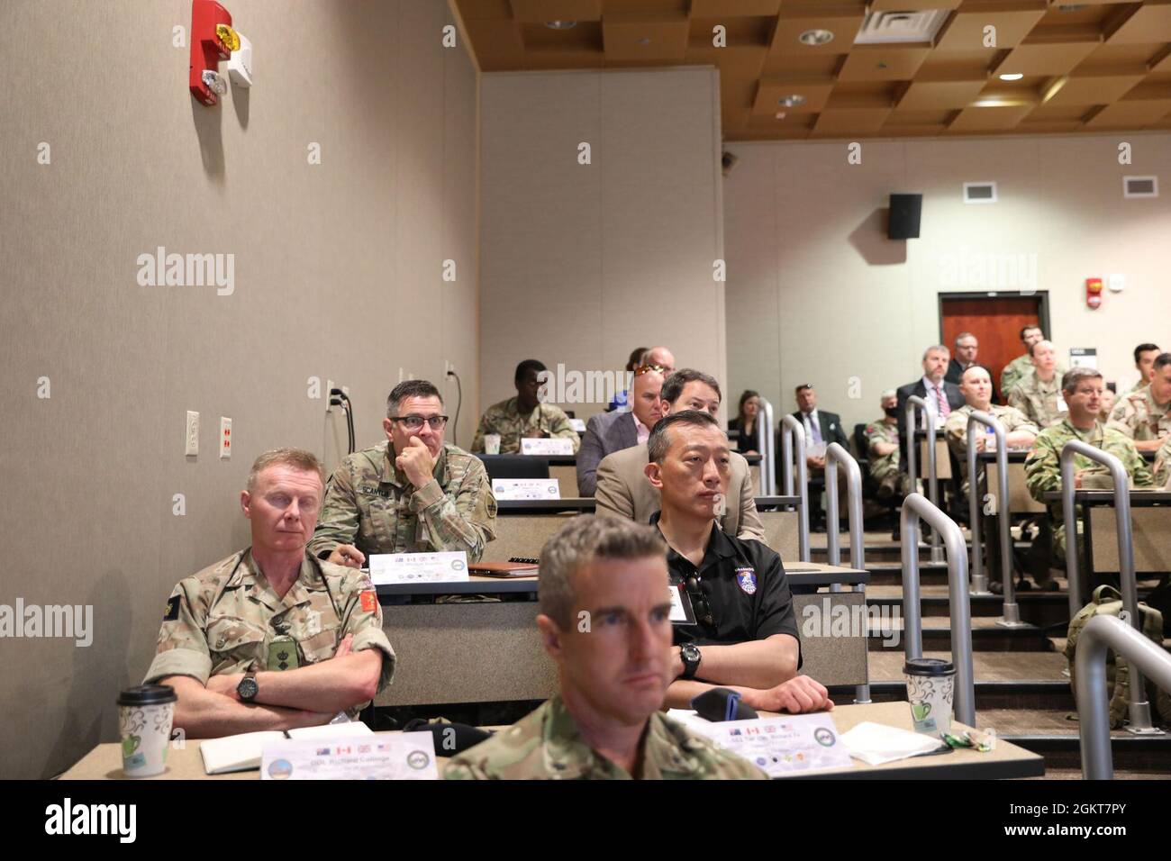 U.S. Army Reserve Col. Straus M. Scantlin (upper left), director of the ...