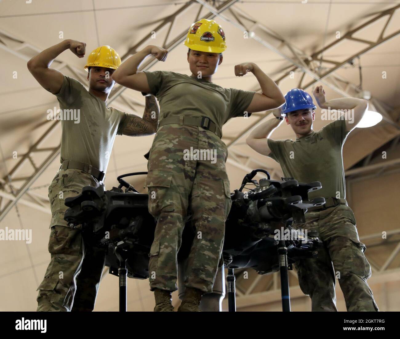 Spc. Daniel Scott, left, Spc. Rose Curran and Spc. William Cordoza, all ...