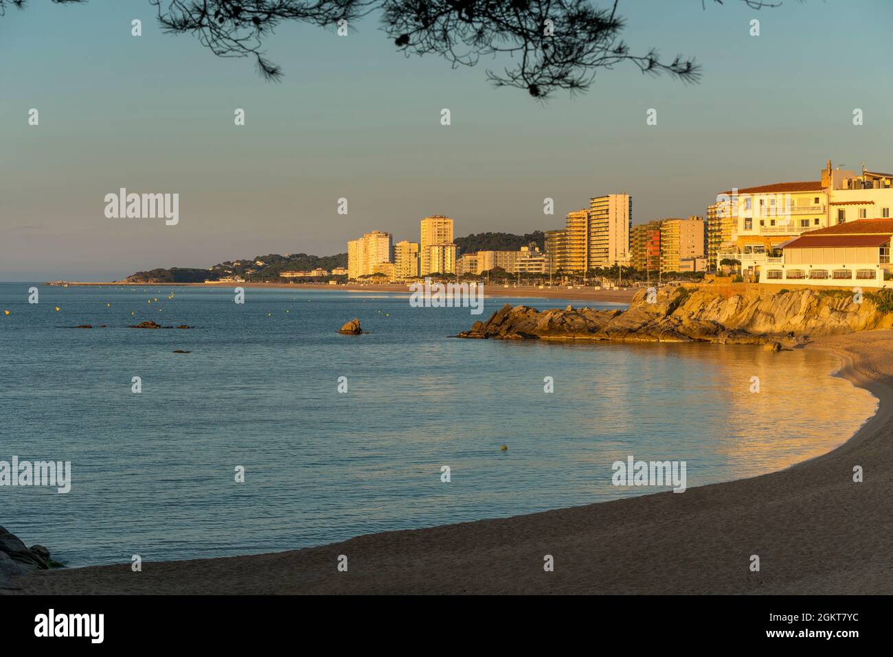 CAMI DE RONDA CALA ROVIRA PLATJA D’ARO COSTA BRAVA GERONA CATALONIA ...