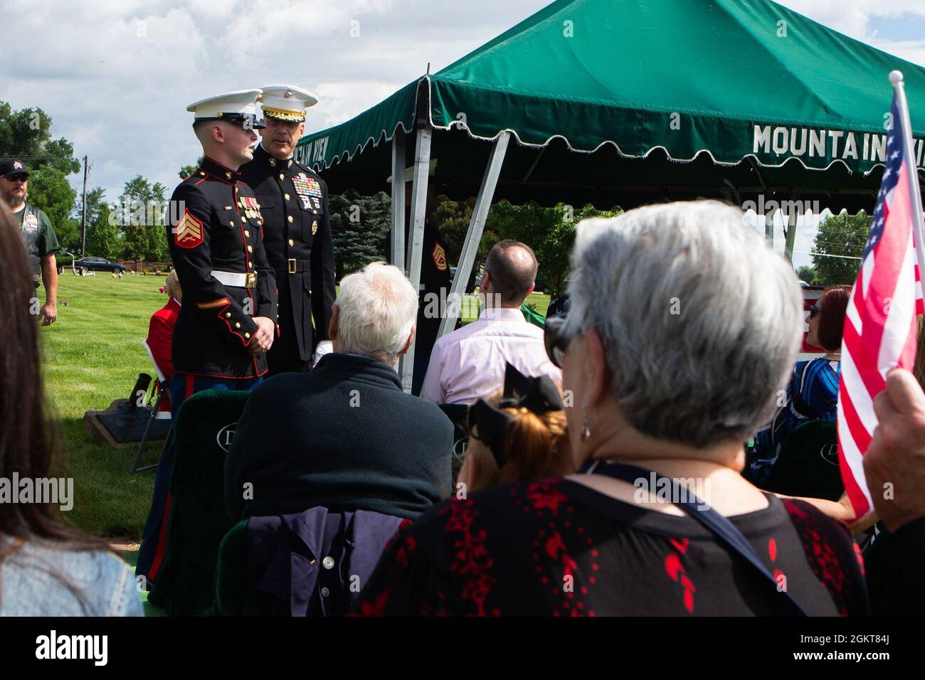 Retired U.S. Marine Corps Maj. Gen. William F. Mullen III commends the ...