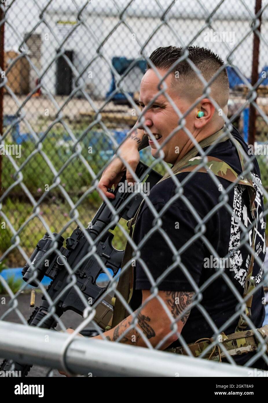 U.S. Air Force Staff Sgt. Elizabeth Ewell, 143d Airlift Wing Security ...