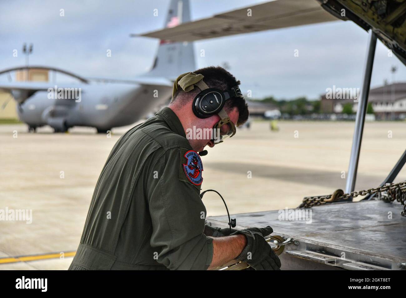 Senior Airman James Farless, a Loadmaster with the 143d Airlift Wing ...