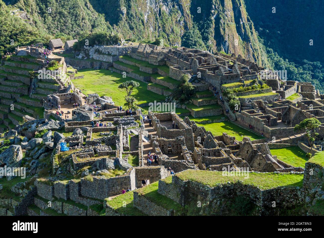 Aerial view of Machu Picchu, Peru Stock Photo - Alamy