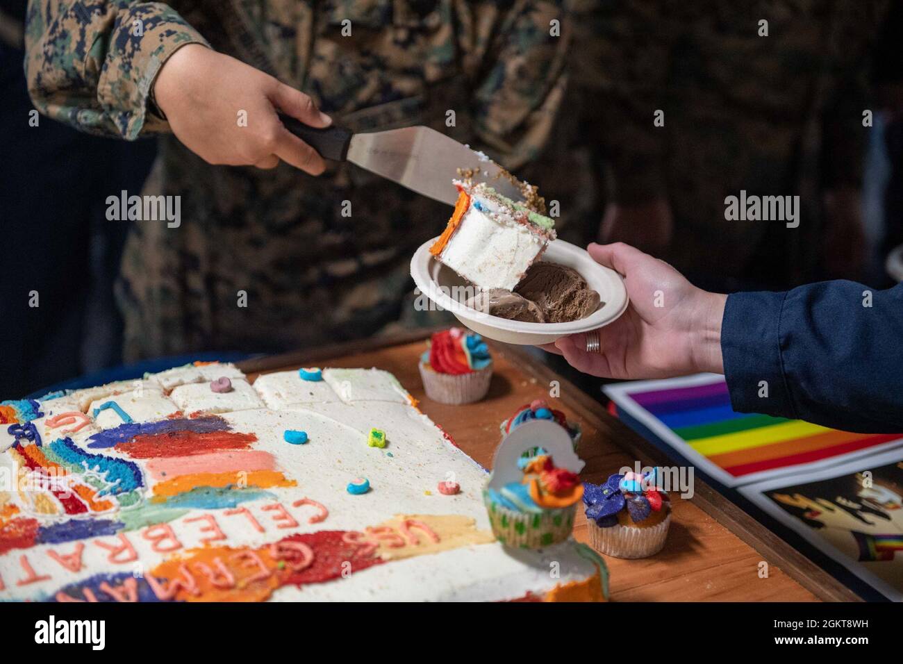 Philippine Sea (Jun. 24, 2021) Marines and Sailors aboard the ...