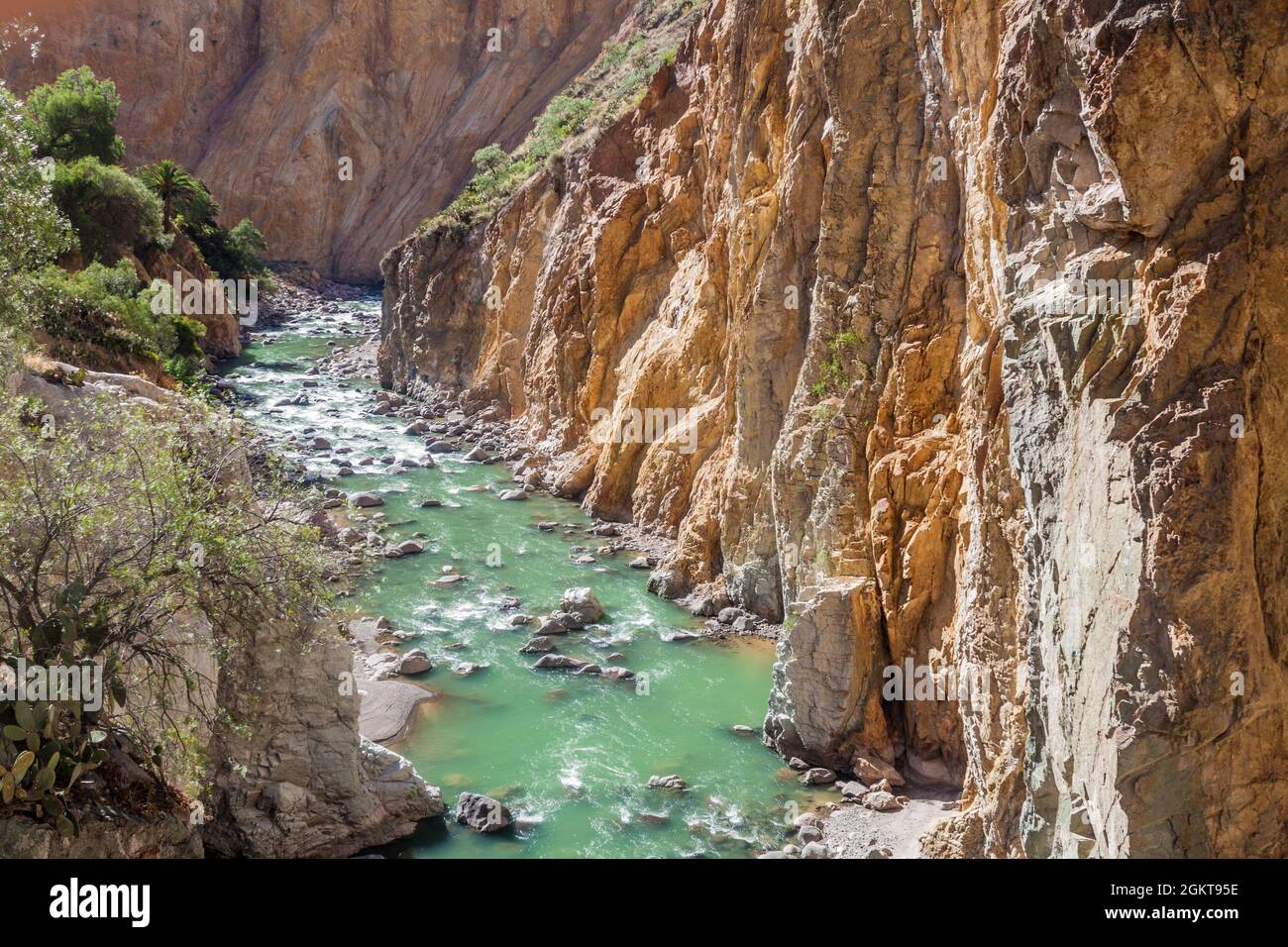 River in Colca canyon, Peru Stock Photo - Alamy