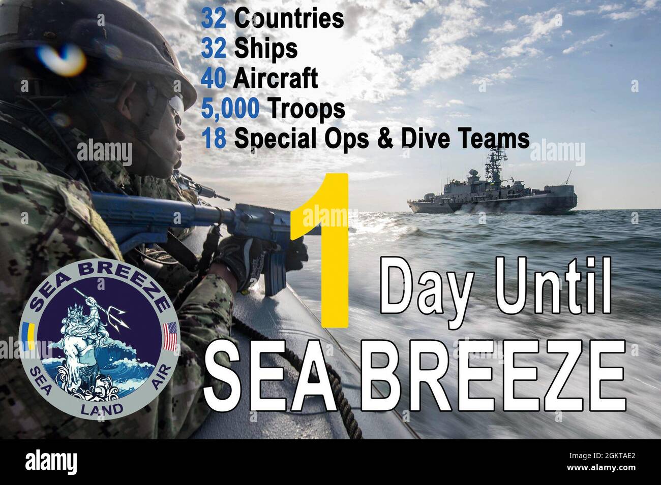 One more day until the kick off of Exercise Sea Breeze 2021. Exercise ...