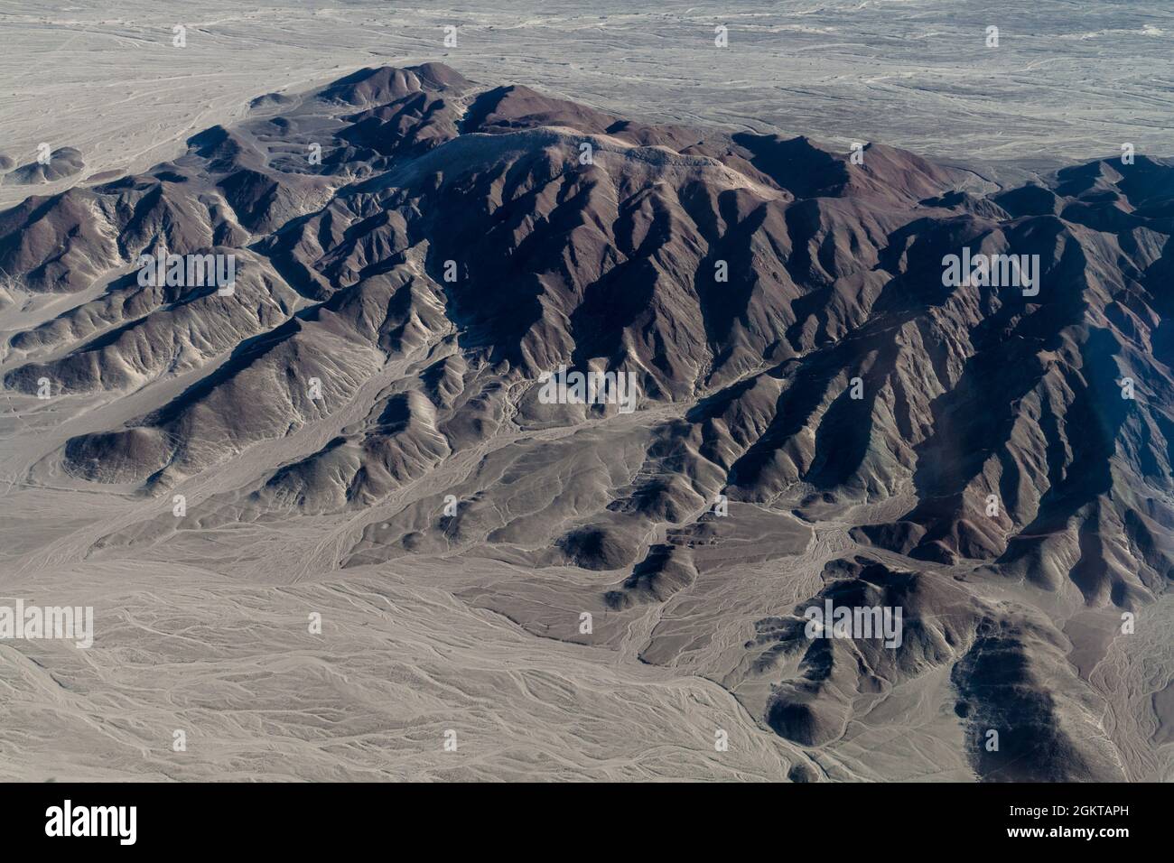 Aerial view of a desert near Nazca, Peru Stock Photo - Alamy