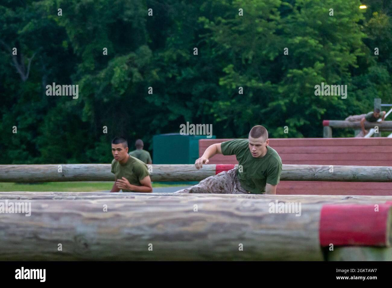 U.S. Marine Corps officer candidates from Lima Company, platoon leaders ...