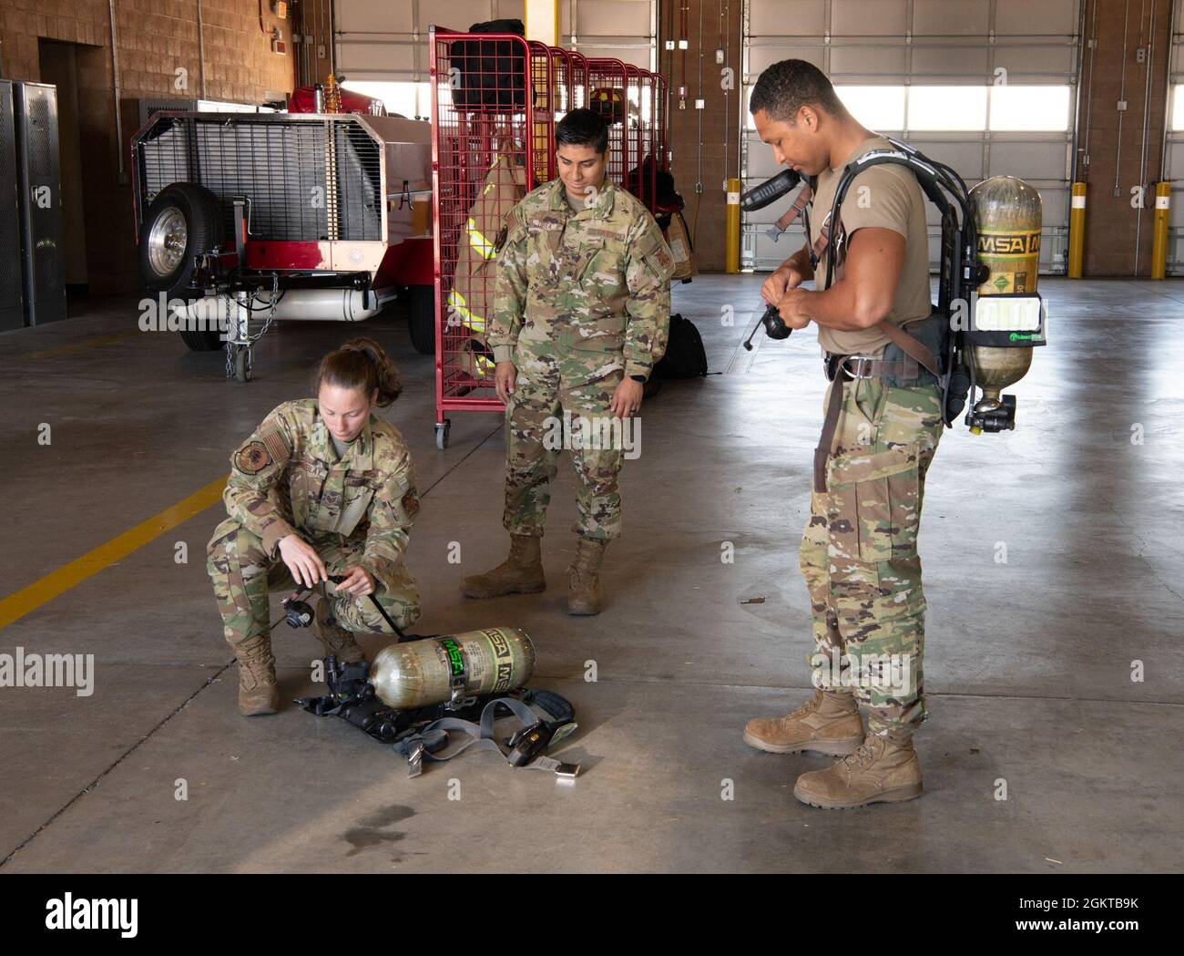 60th Civil Engineer Squadron firefighters take part in training and ...
