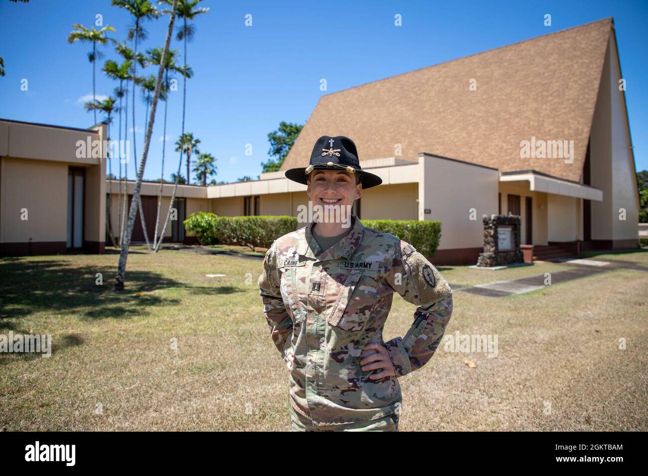 Captain Sarah Caine is the squadron chaplain for 2-6 Cavalry Squadron ...