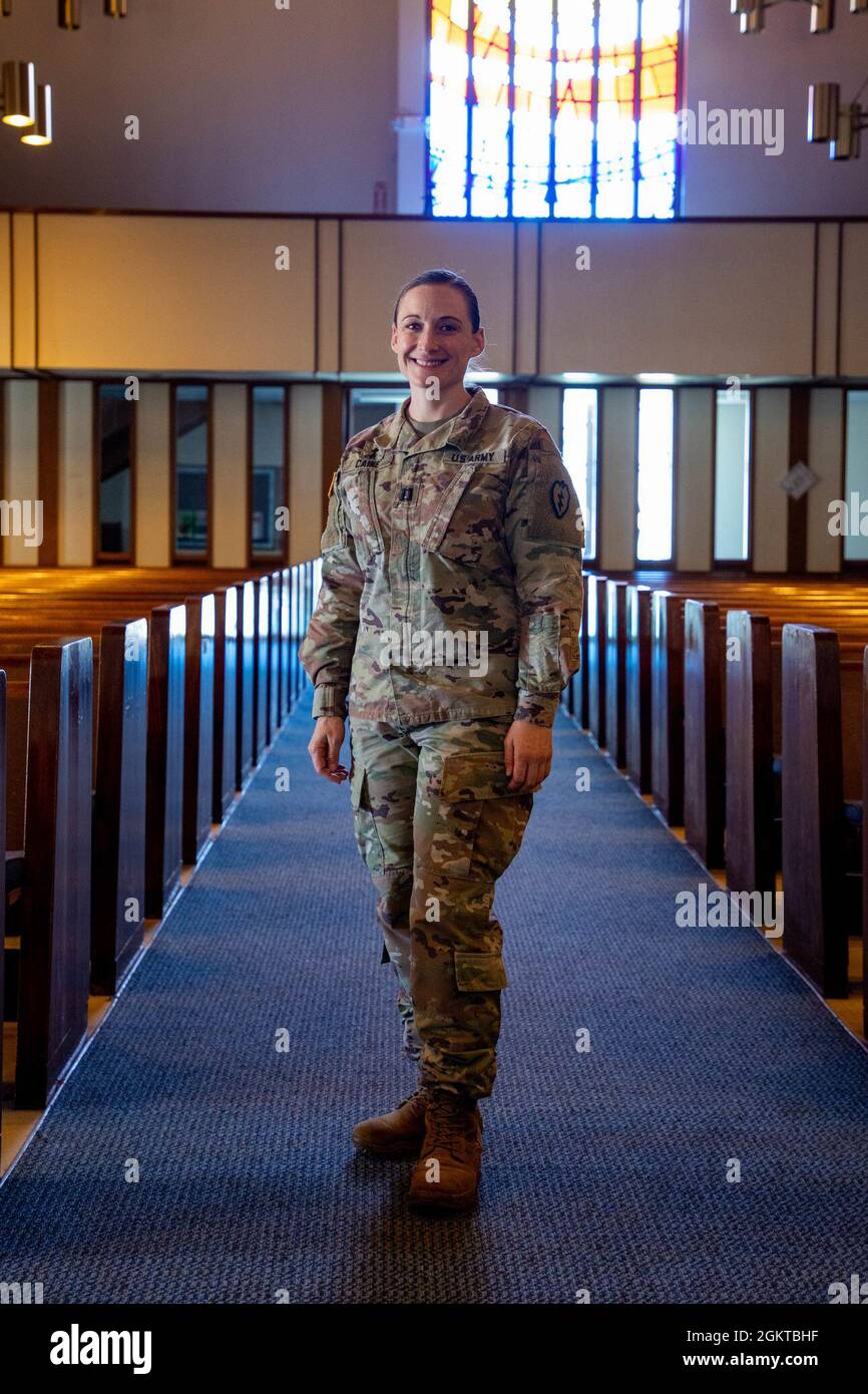 Captain Sarah Caine is the squadron chaplain for 2-6 Cavalry Squadron ...