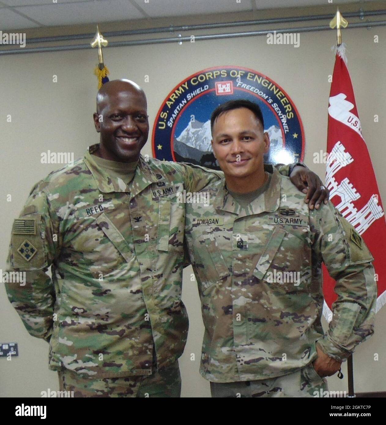 Welcoming Colonel Kenneth N. Reed, Commander and SGM Jun C. Tomagan ...