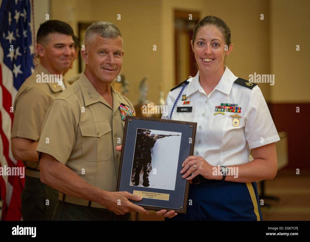 U.S. Marine Corps Lt. Gen. Lewis A Craparotta, commanding general of ...