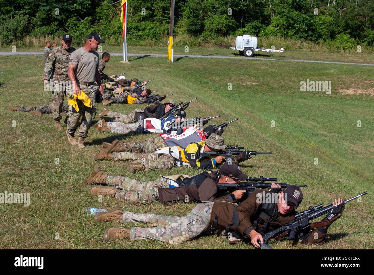 U.S. service members with the U.S. Army Marksmanship Unit and the ...