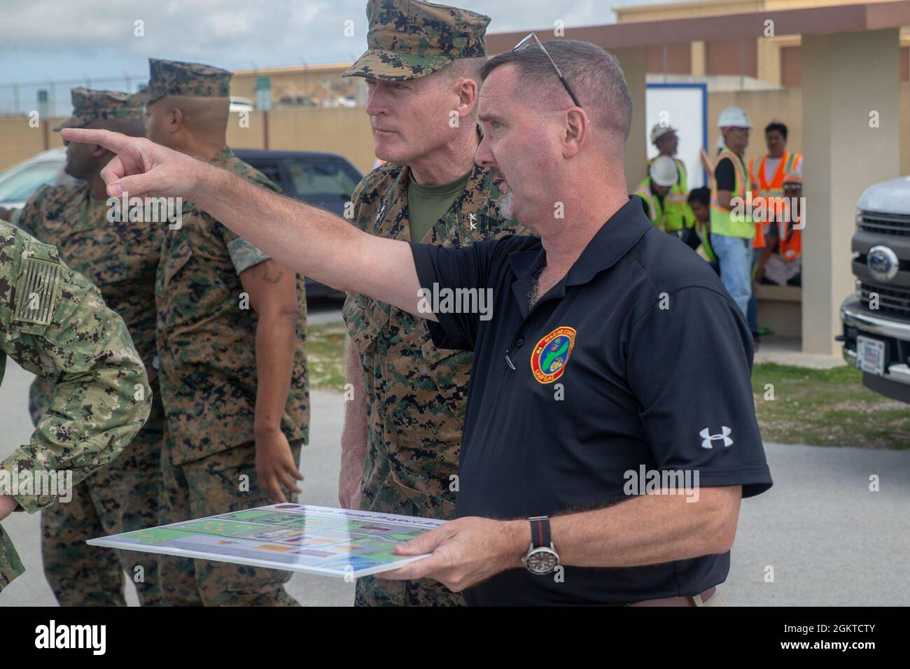 Don Baldwin, the Marine Corps Base (MCB) Camp Blaz Chief of Staff ...