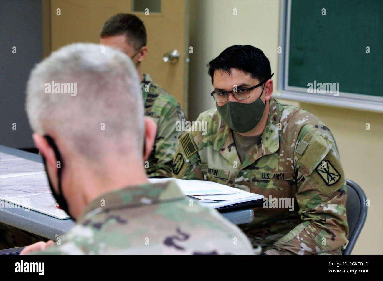 Col. Cory Delger, U.S. Army Japan deputy chief of staff, and Col ...
