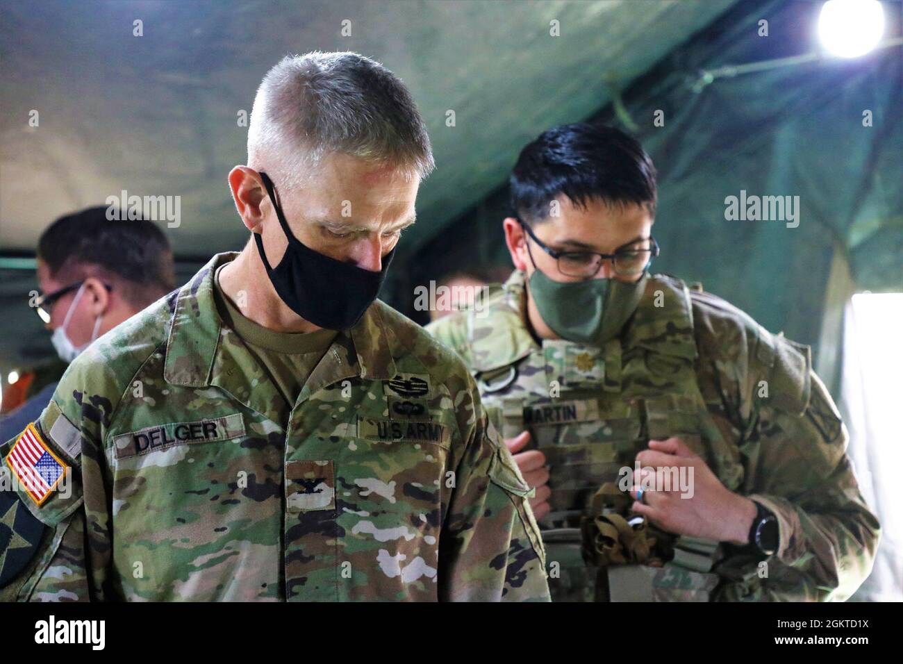 Maj. Gen. Laura Yeager, 40th Infantry Division commander conducted ...