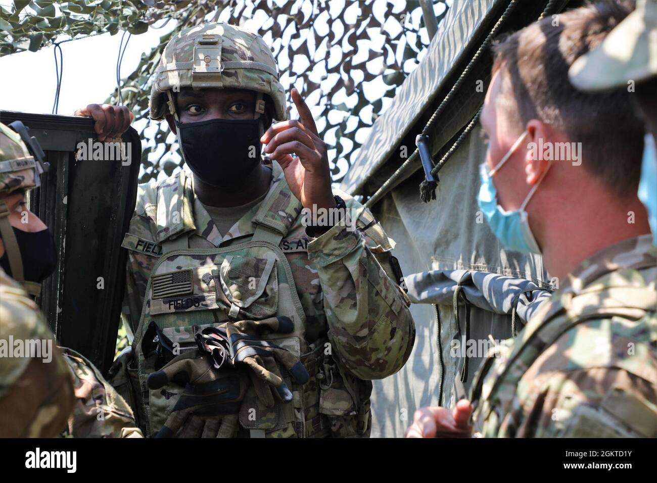 Maj. Gen. Laura Yeager, 40th Infantry Division commander conducted ...