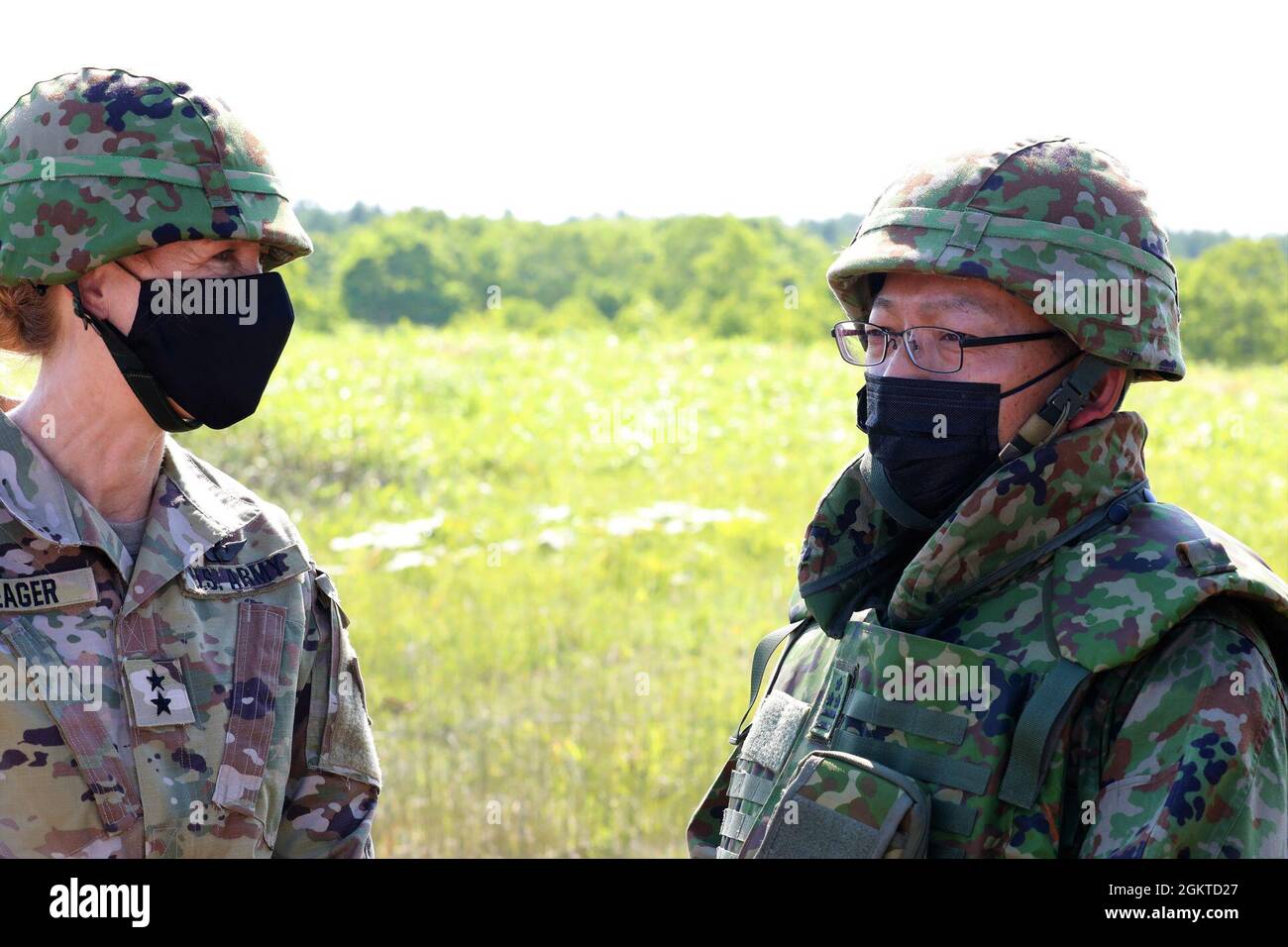 Lt. Gen. Yasunori Morishita, 陸上自衛隊 Japan Ground Self-Defense Force vice ...