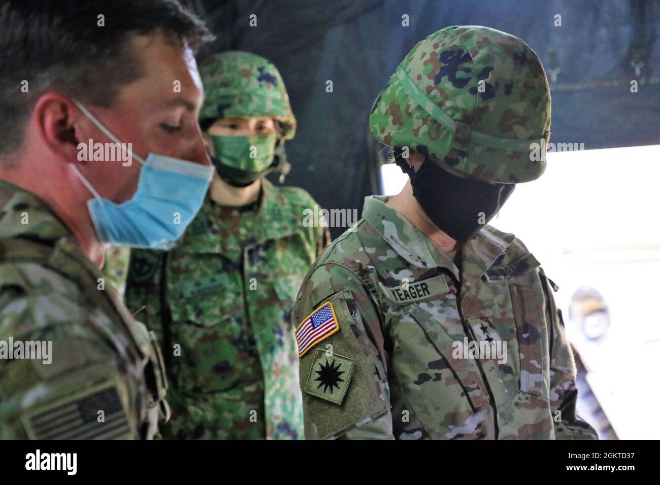 Maj. Gen. Laura Yeager, 40th Infantry Division commander conducted ...