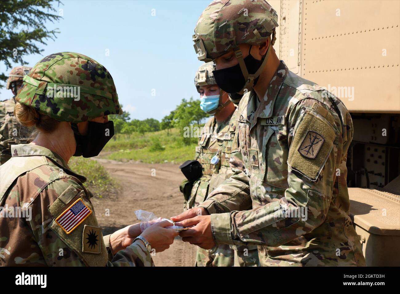 Maj. Gen. Laura Yeager, 40th Infantry Division commander conducted ...