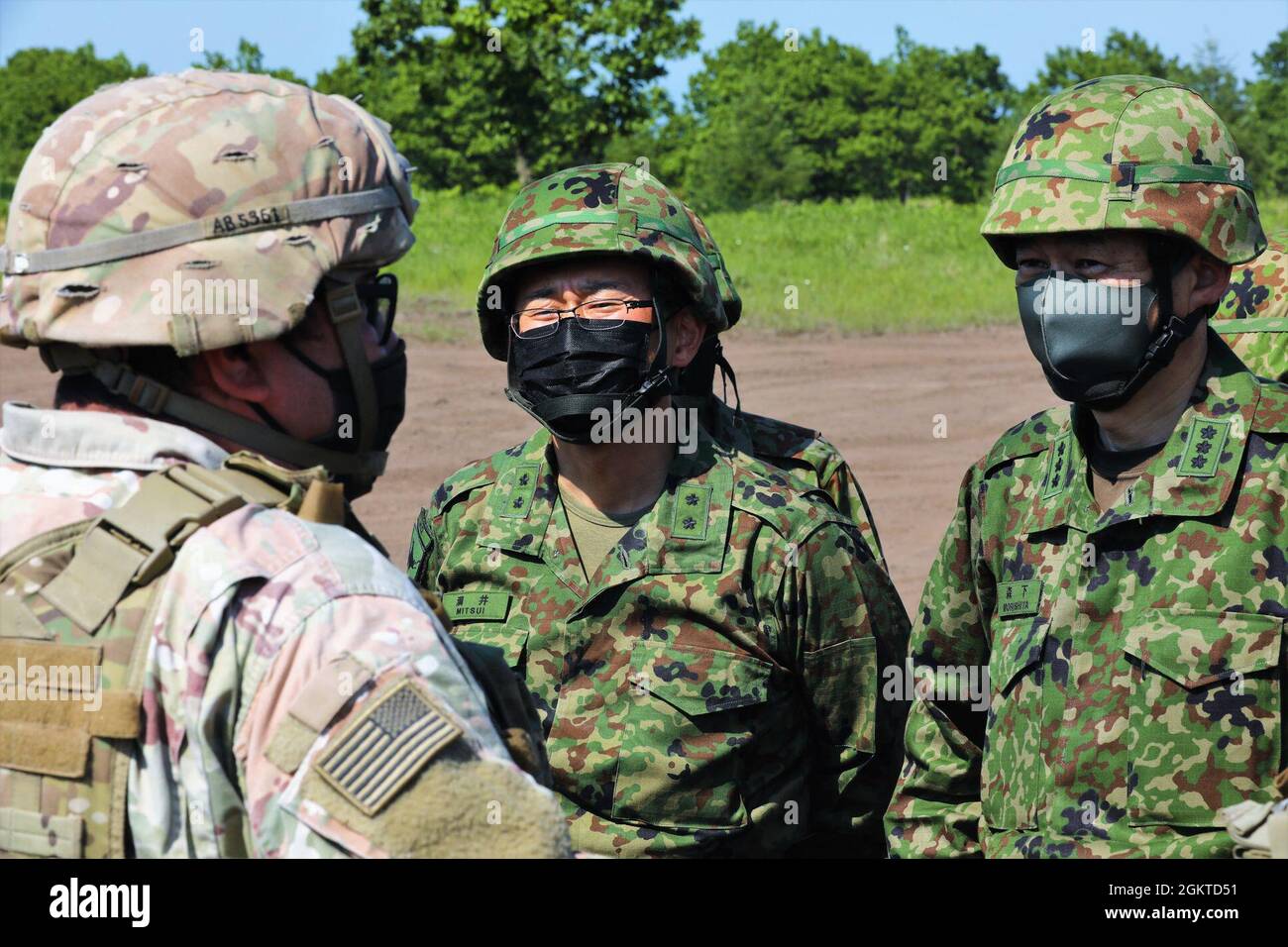Lt. Gen. Yasunori Morishita, 陸上自衛隊 Japan Ground Self-Defense Force vice ...