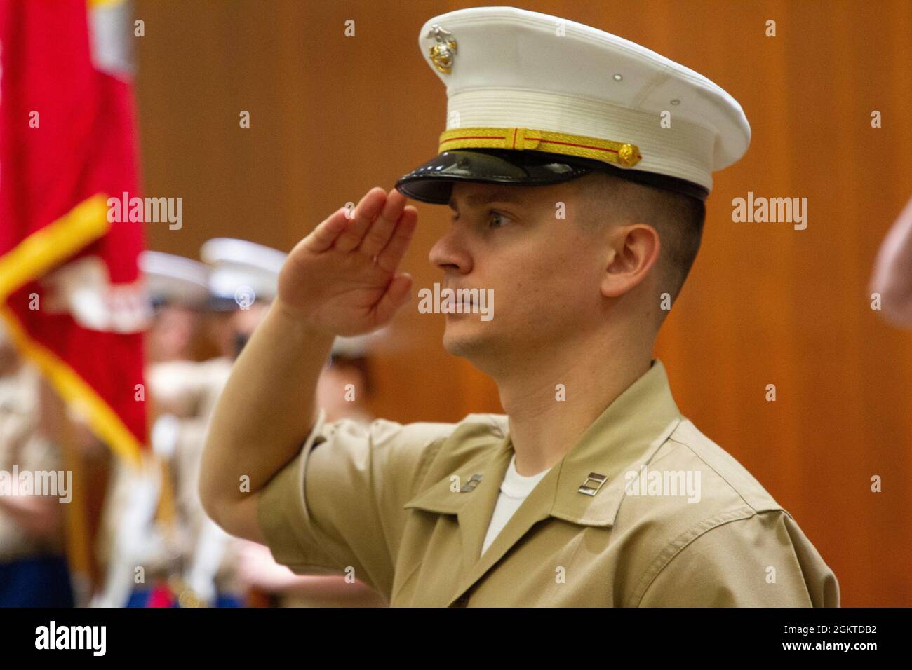 Capt. Johnathon Alston, an officer selection officer with Recruiting ...