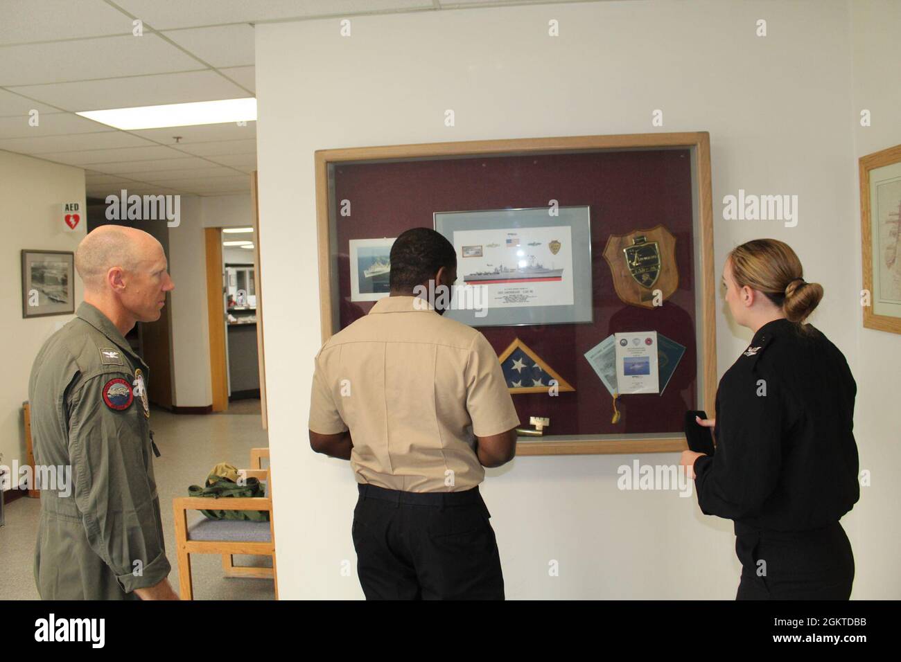 ANCHORAGE, Alaska (June 28, 2021) Capt. Peter Riebe, commanding officer ...