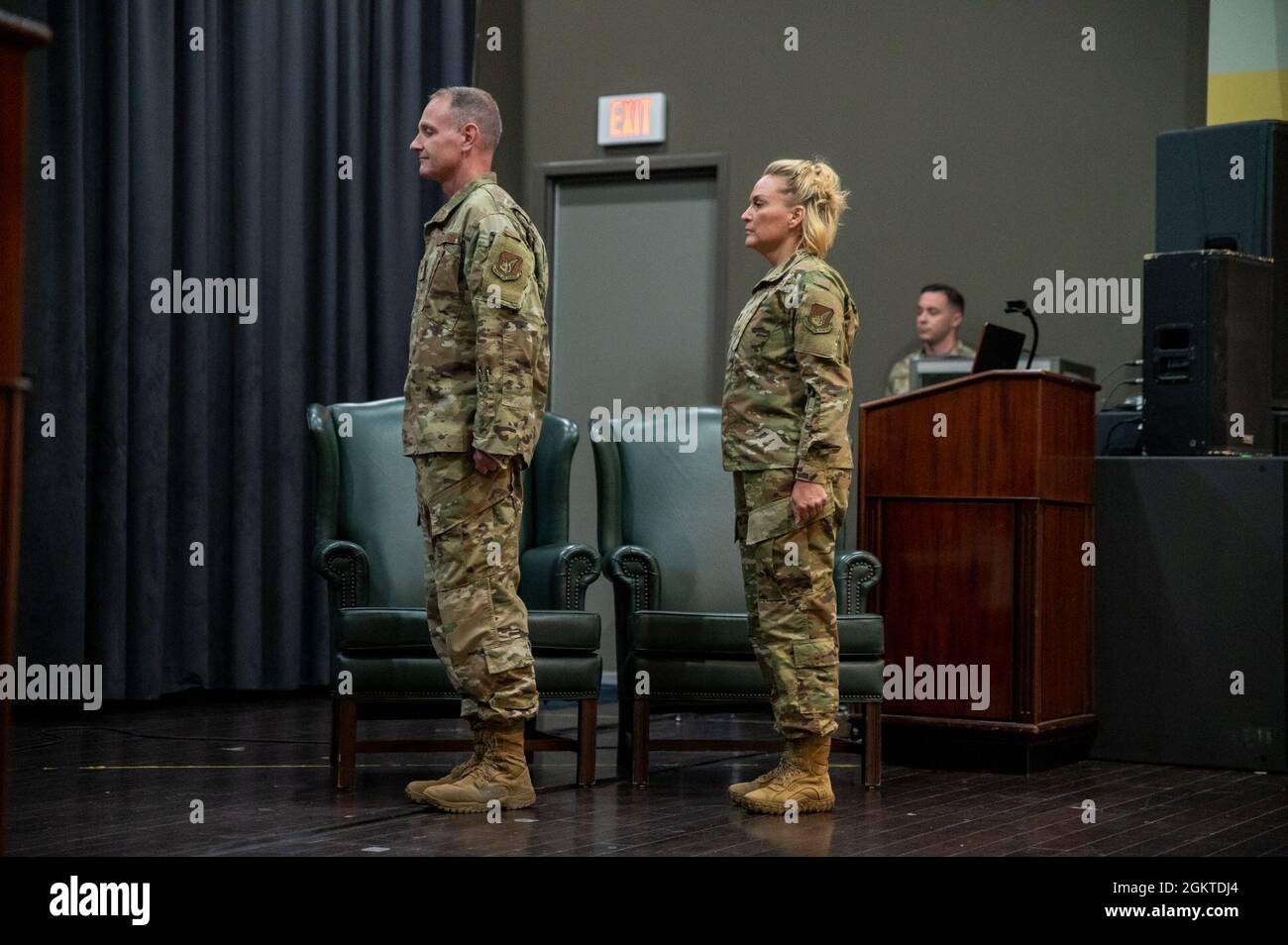 The official party arrives at the 51st Operational Medical Readiness ...