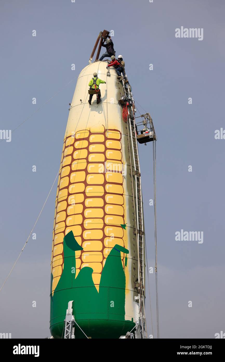 Ear of Corn water Tower.Rochester.Minnesota.USA Stock Photo - Alamy