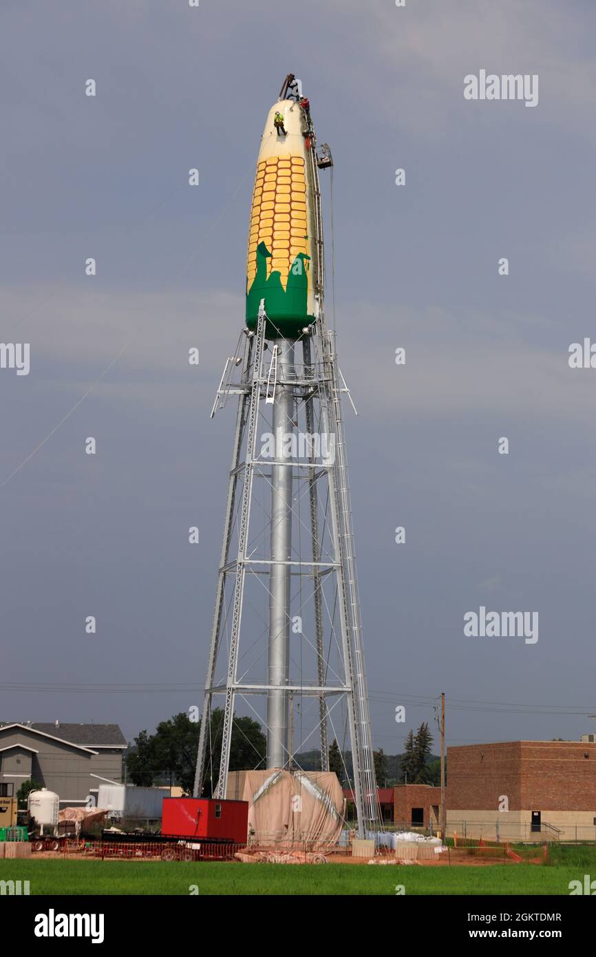 Ear of Corn water Tower.Rochester.Minnesota.USA Stock Photo - Alamy