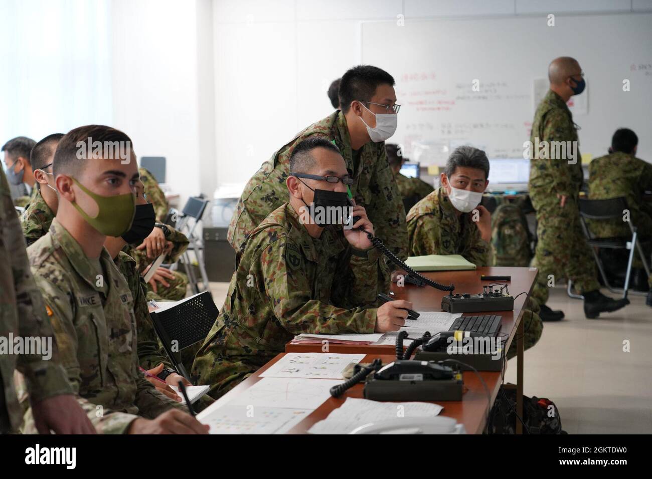1st Lt. Jacob Van Dyke, fire control platoon leader, Bravo Battery, 1-1 ...