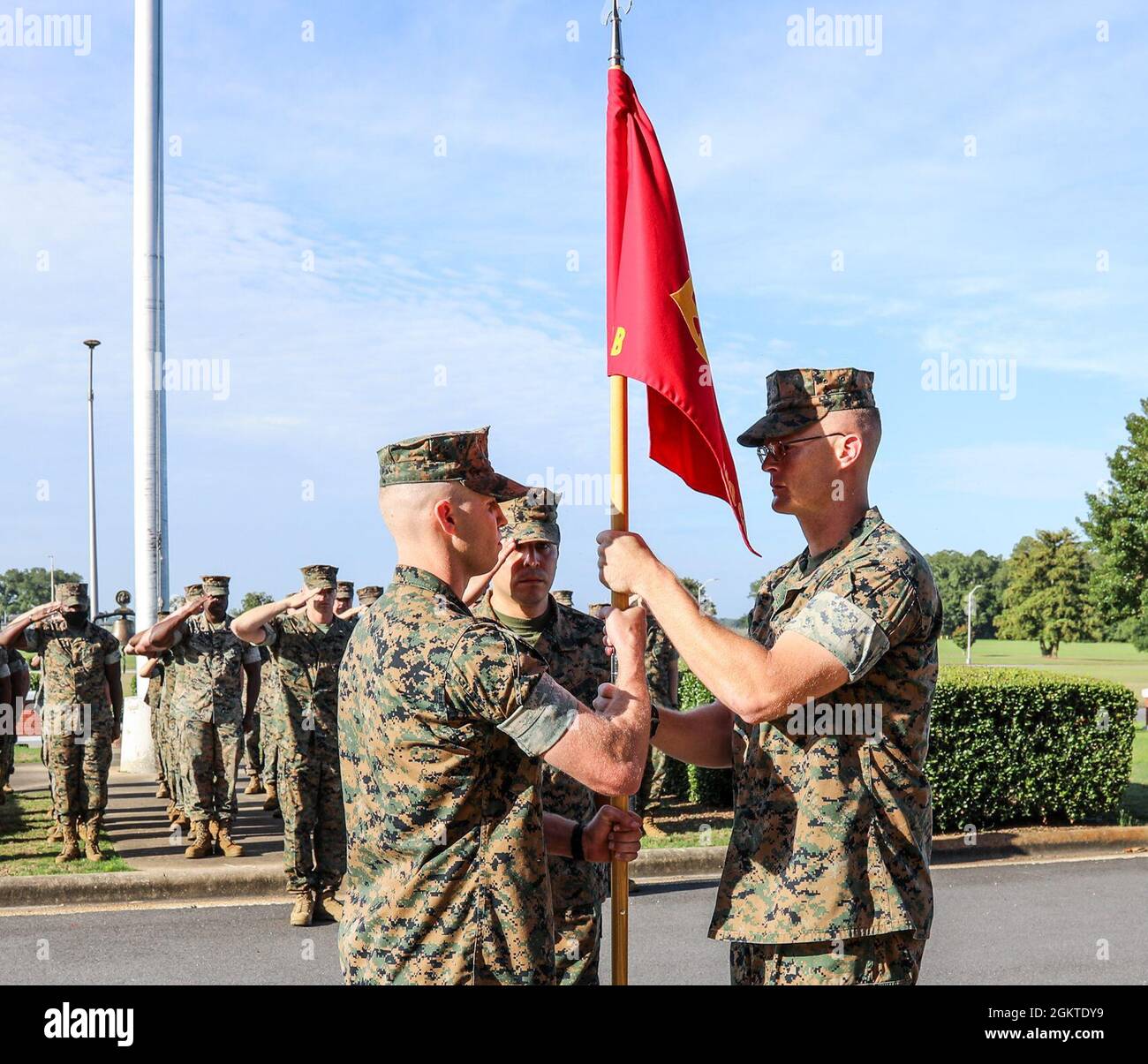 Headquarters and Support Company aboard Marine Corps Logistics Base ...