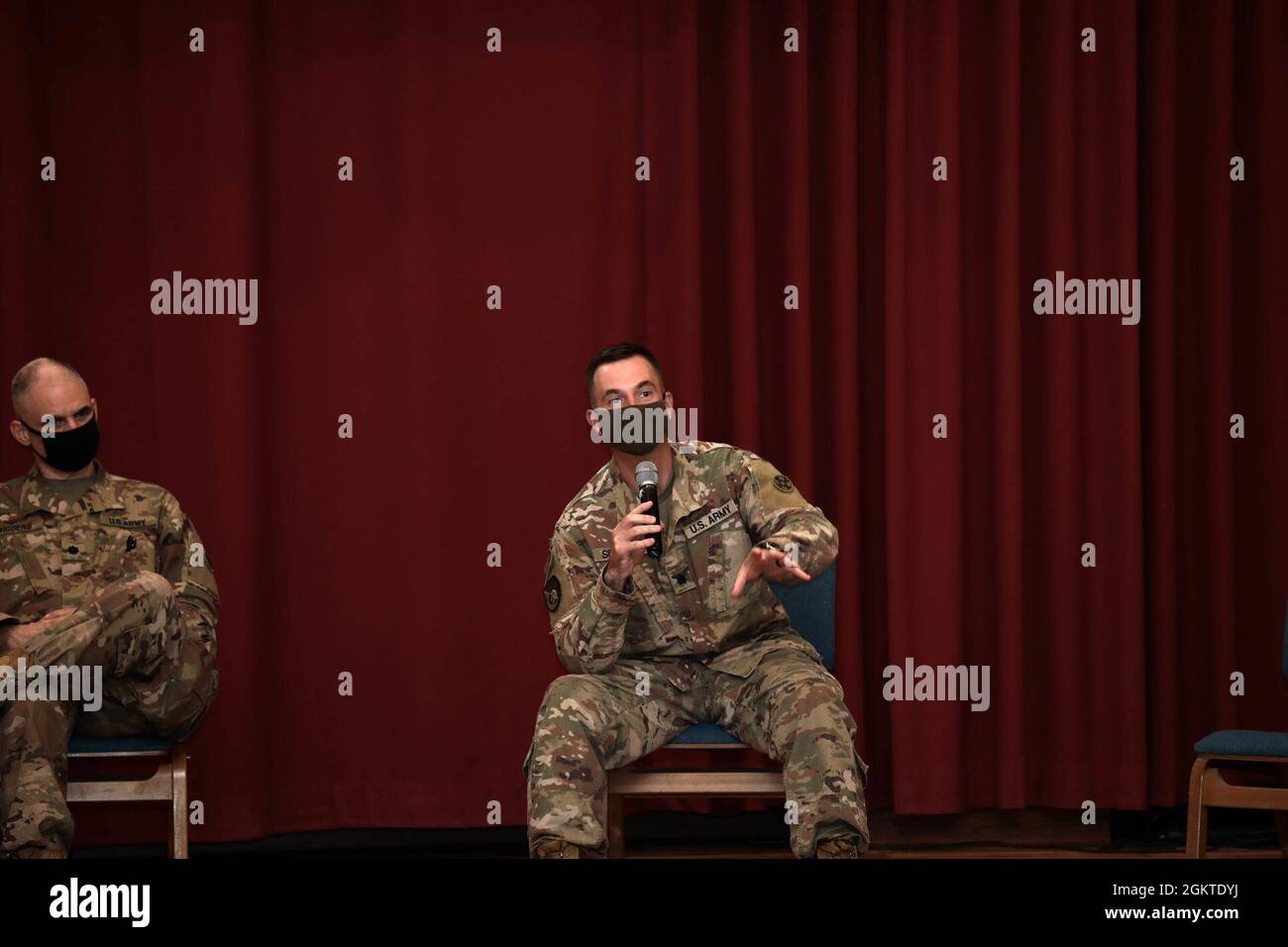 Lt. Col. Jordan Simmers, inspector general, 310th Sustainment Command ...