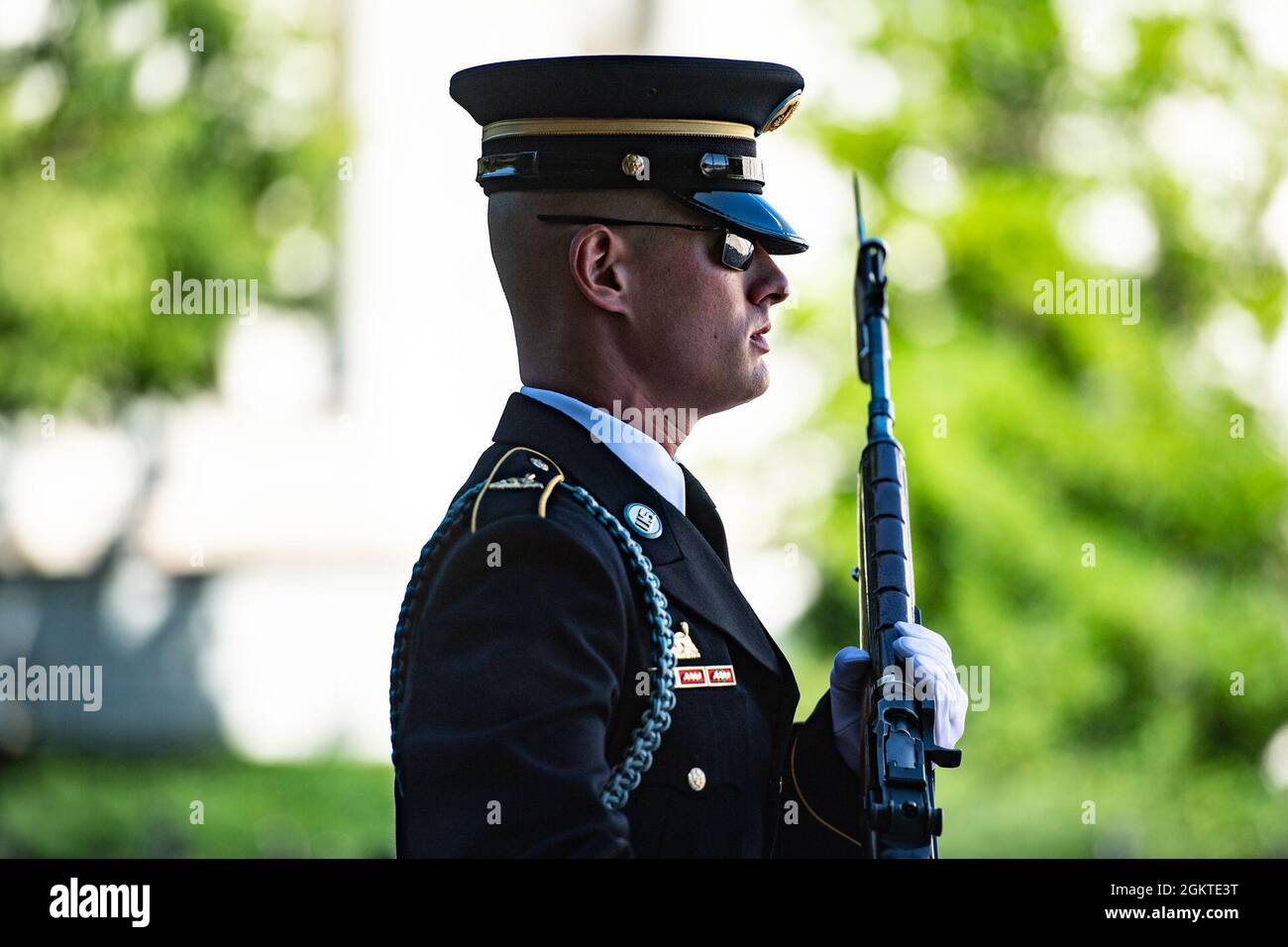A sentinel from the 3d U.S. Infantry Regiment (The Old Guard ...