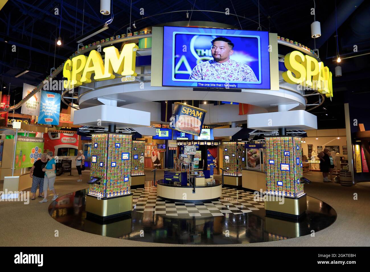 Interior view of Spam Museum.Austin.Minnesota.USA Stock Photo - Alamy