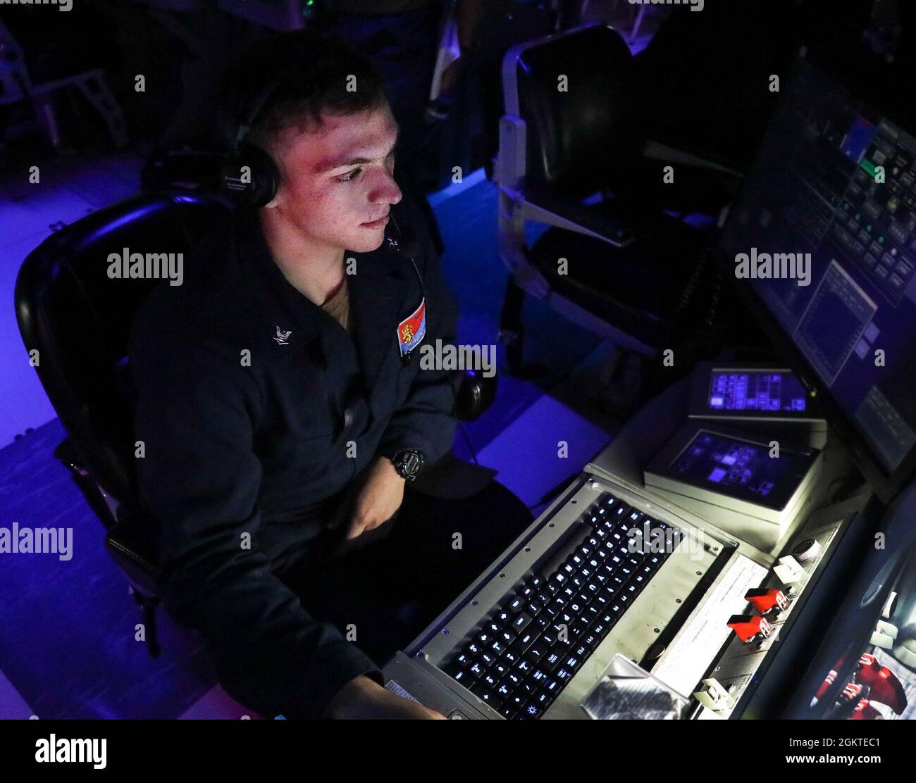 Fire Controlman (Aegis) 3rd Class Keith Anderson, from San Bernardino ...