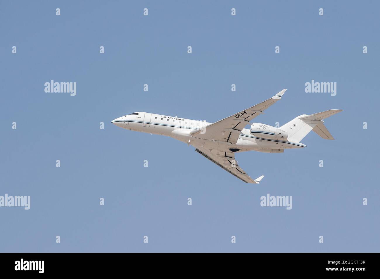 A U.S. Air Force E-11A Battlefield Airborne Communications Node ...