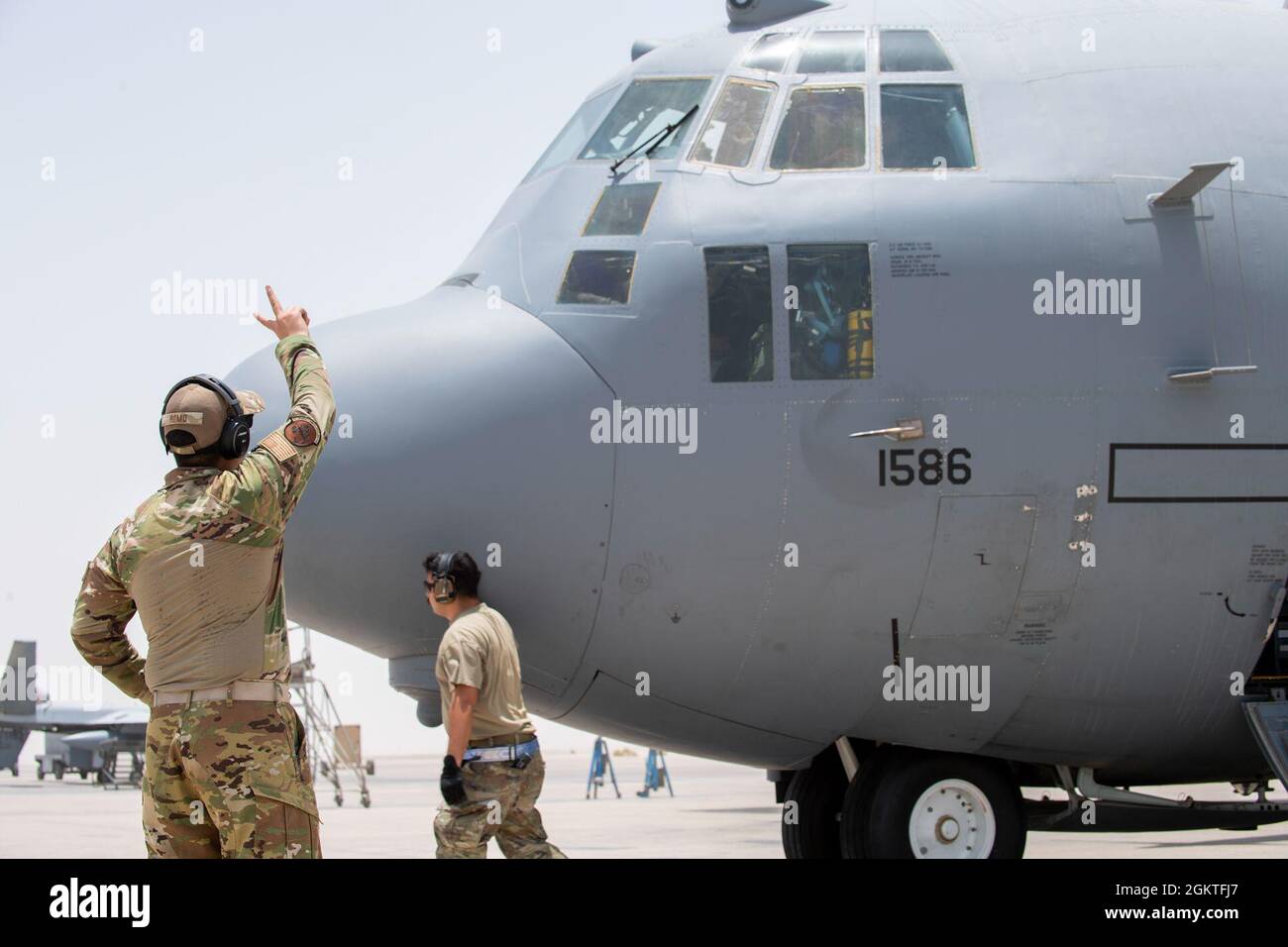 U.S Air Force Airman 1st Class Logan Romo, 41st Expeditionary ...