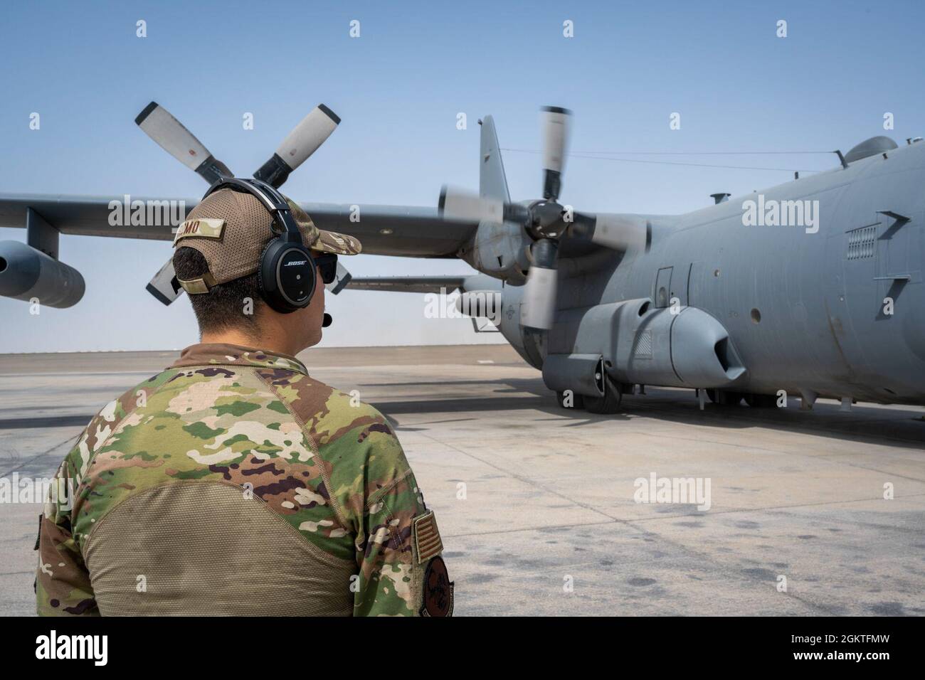 U.S Air Force Airman 1st Class Logan Romo, 41st Expeditionary ...