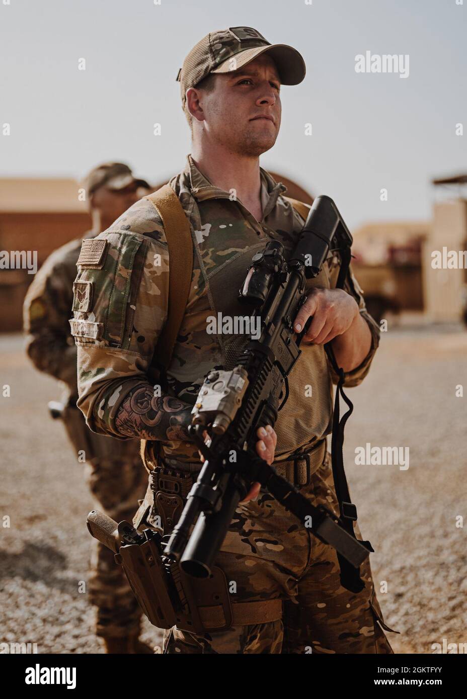 Staff Sgt. Dylan Young, 768th Expeditionary Air Base Squadron security ...