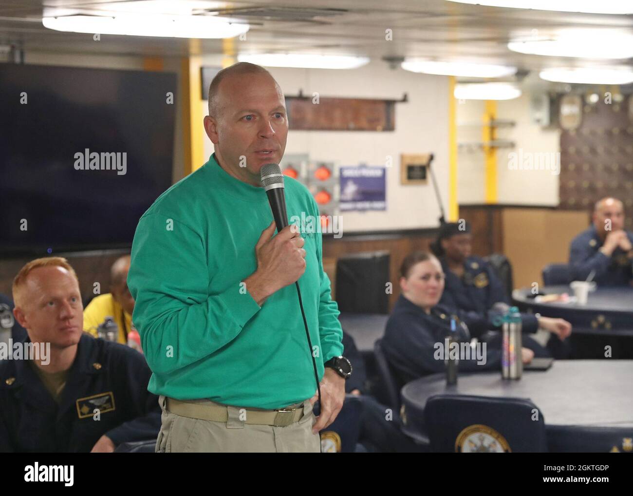 Commander, Naval Air Force Atlantic Force Master Chief Chris Chelberg ...