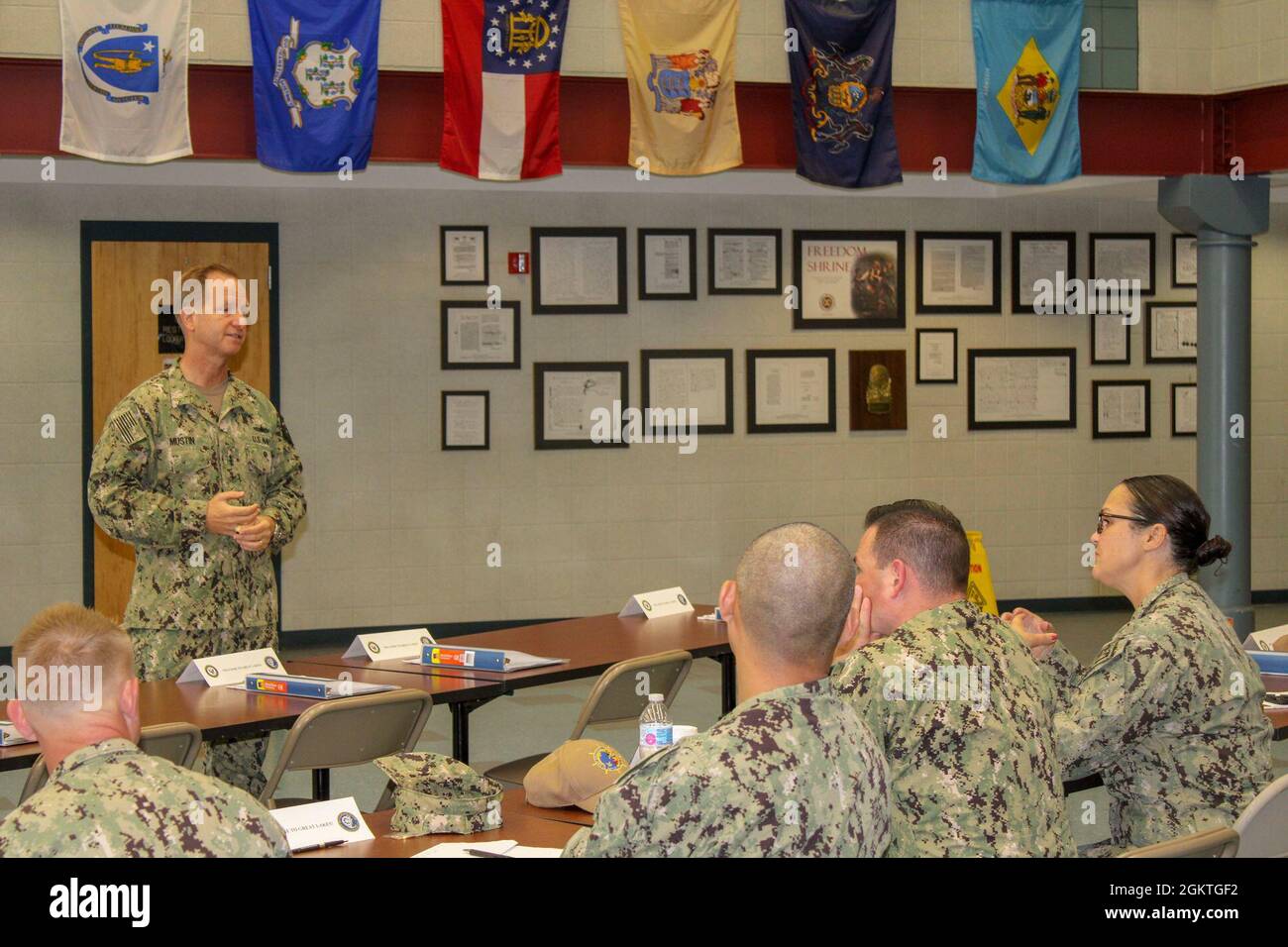 Great Lakes, ILL (June 28, 2021) Vice Admiral John Mustin, Chief of ...