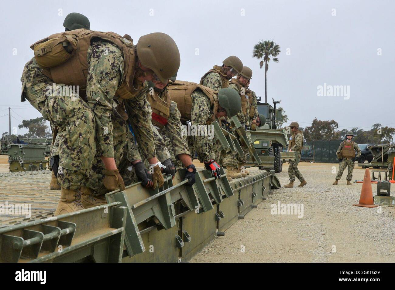 PORT HUENEME, Calif. (June 29, 2021) Seabees, of Naval Mobile ...